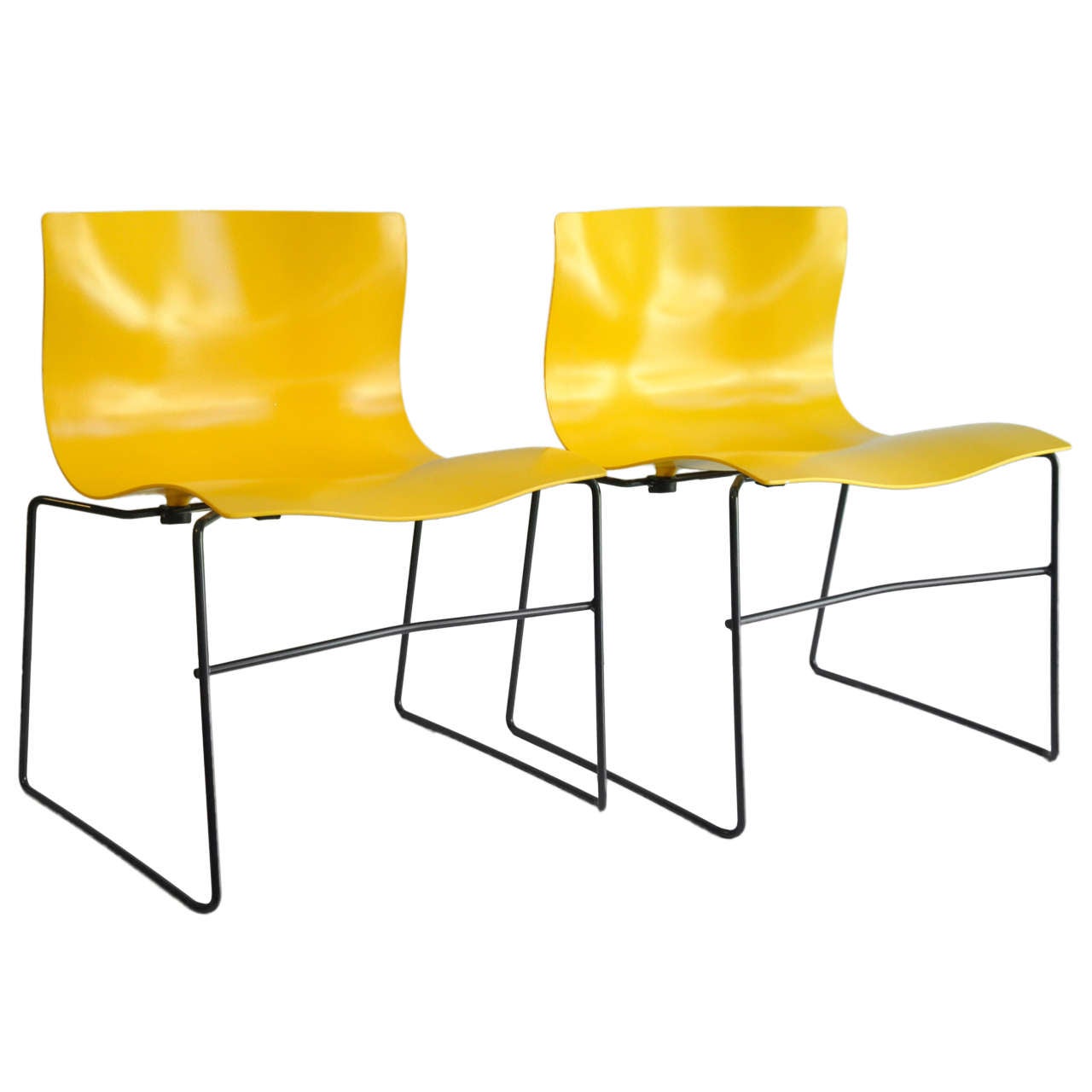Pair of Vintage Handkerchief Chairs by Vignelli for Knoll at 1stDibs
