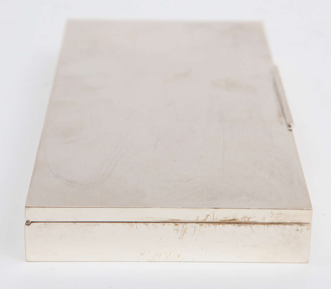 Vintage French Sterling Silver Cartier Box at 1stDibs