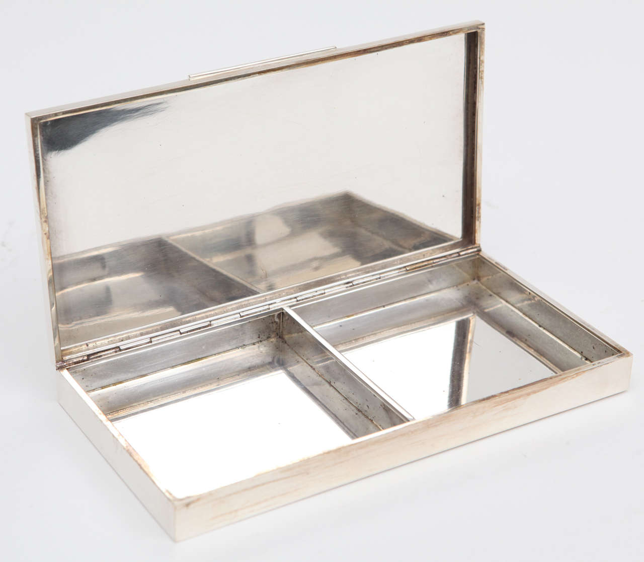 Vintage French Sterling Silver Cartier Box at 1stDibs