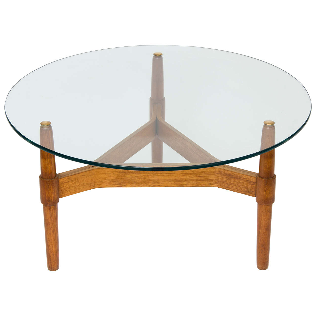 Danish Round Coffee Table For Sale at 1stDibs
