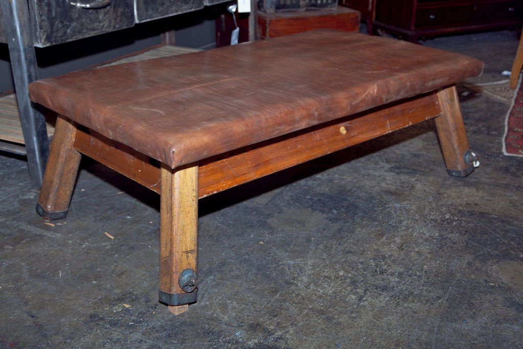 Belgian vaulting bench from a gymnasium, c. 1940 at 1stDibs