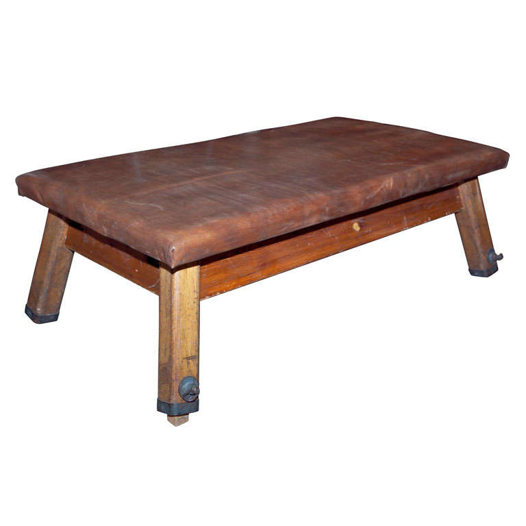 Belgian vaulting bench from a gymnasium, c. 1940 at 1stDibs