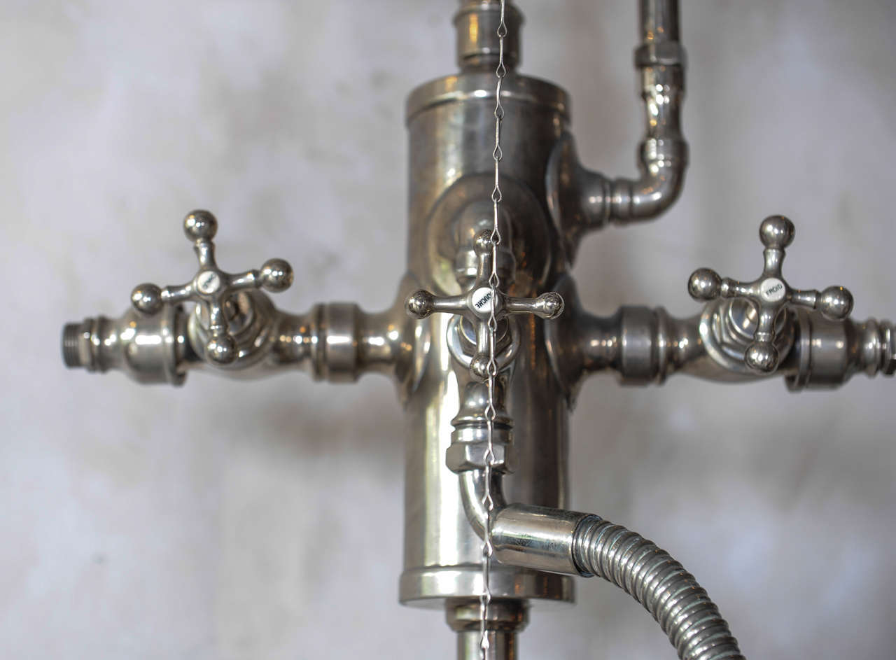 Original French Free-Standing Nickel Needle Shower at 1stDibs | needle ...