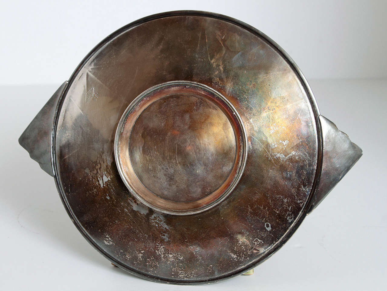 Four Extreme Rhombic Art Deco Benedict Modernistic Silver Plate Trays ...