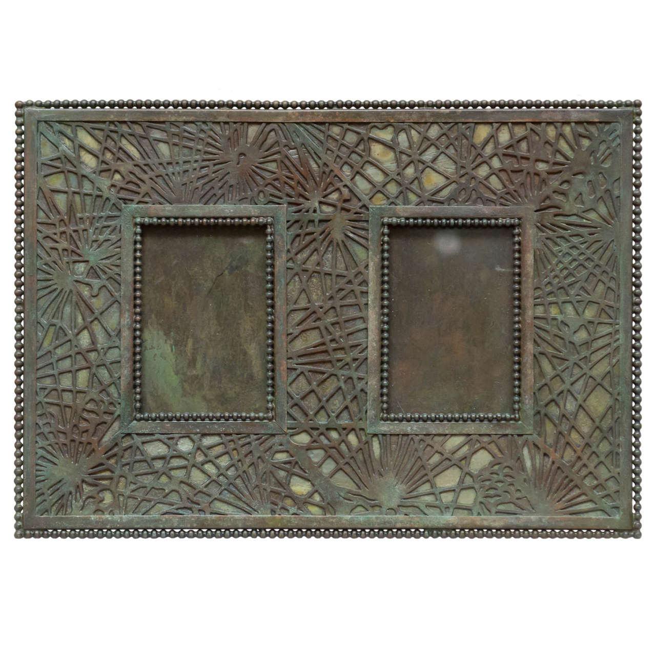 Tiffany Studios Pine Needle Pattern Picture Frame at 1stDibs