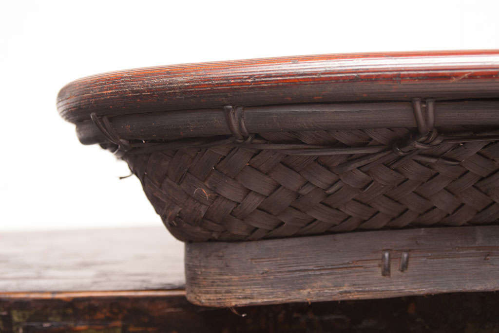 Square Winnowing Baskets, set of three at 1stDibs