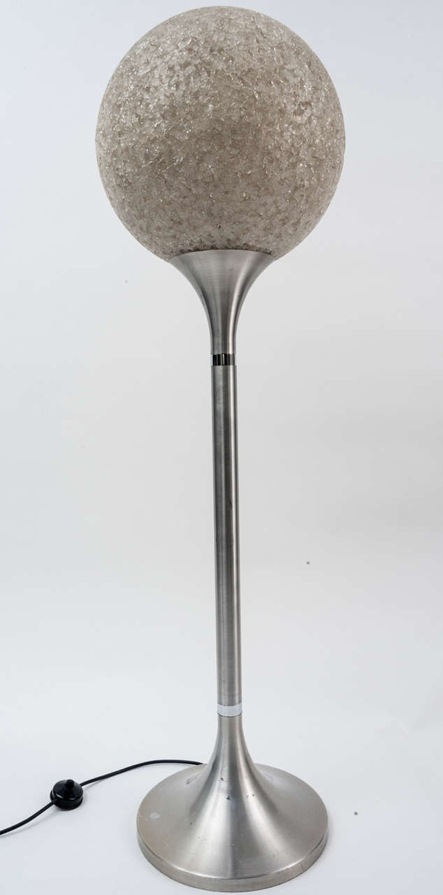 Pair of Italian Glass Ball Lights For Sale at 1stDibs