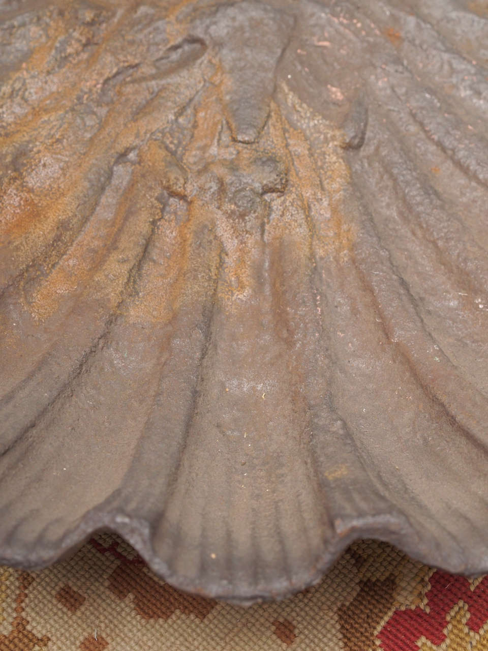 Iron Scallop Shell Basin For Sale at 1stDibs