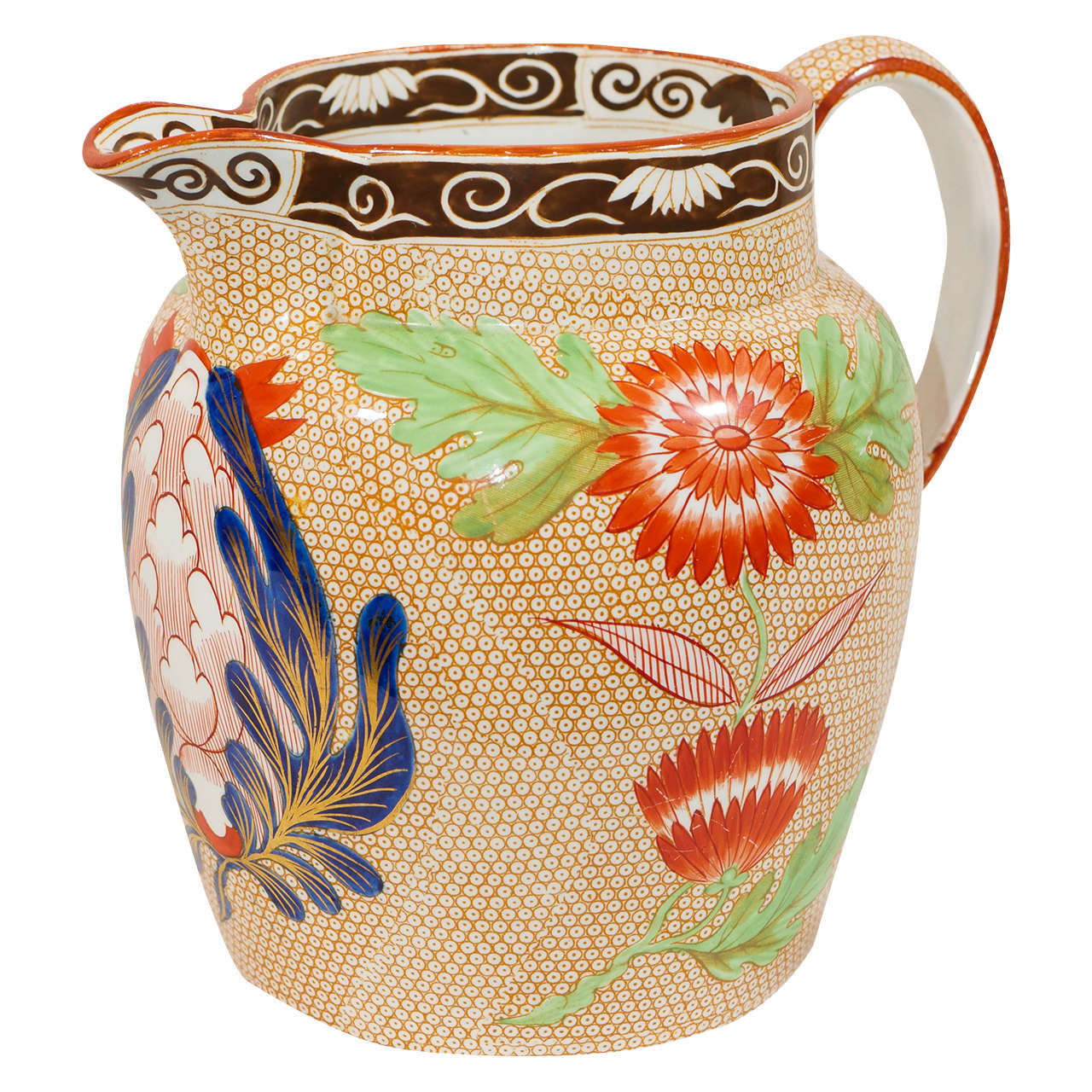 A Large Wedgwood "Chrysanthemum" Pattern Jug at 1stDibs