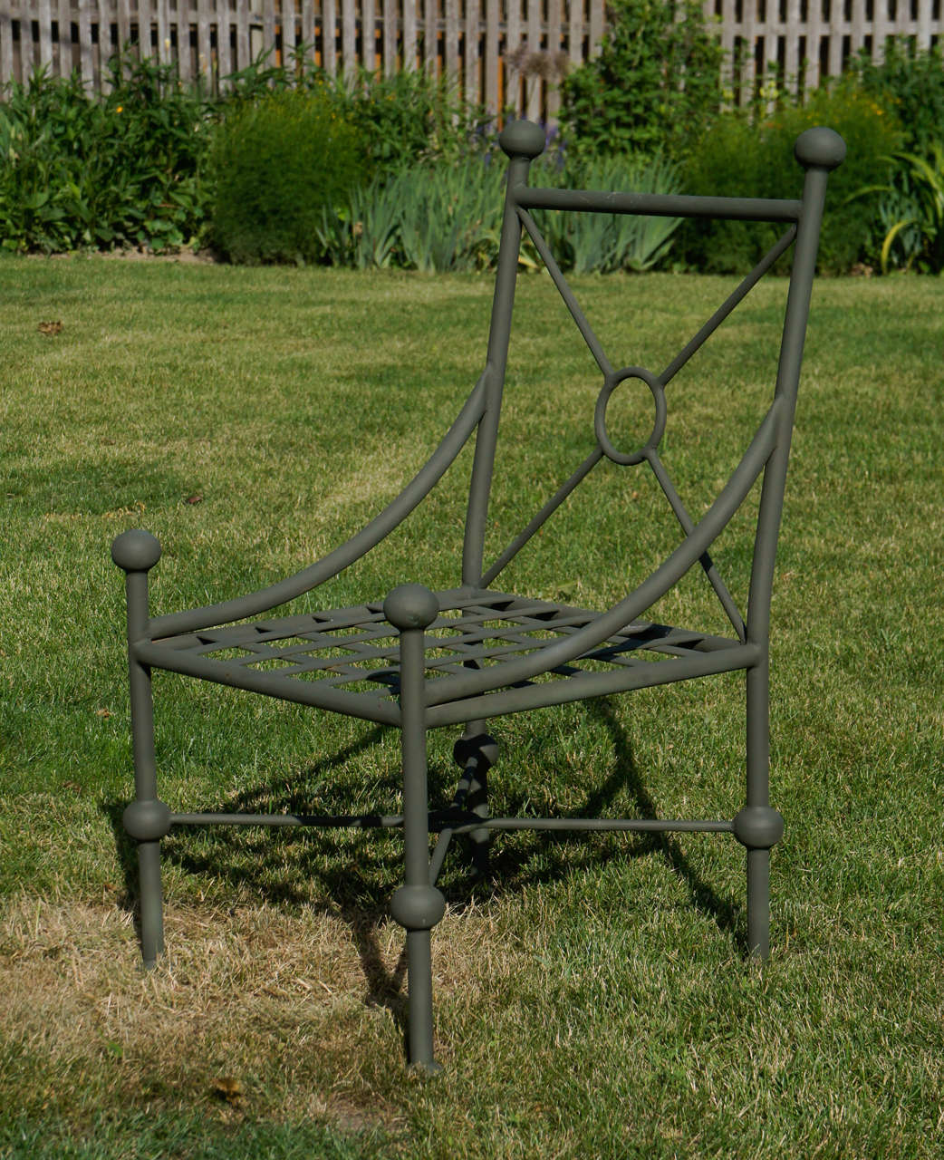 A Large Vintage 10 Peice Set of Wrought and Cast Iron Patio Furntiure ...