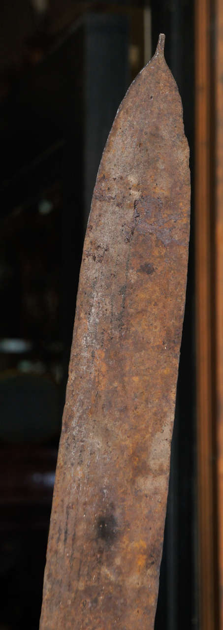 An Unusually Large 19th Century Topoke Tribe Currency Sword For Sale at ...