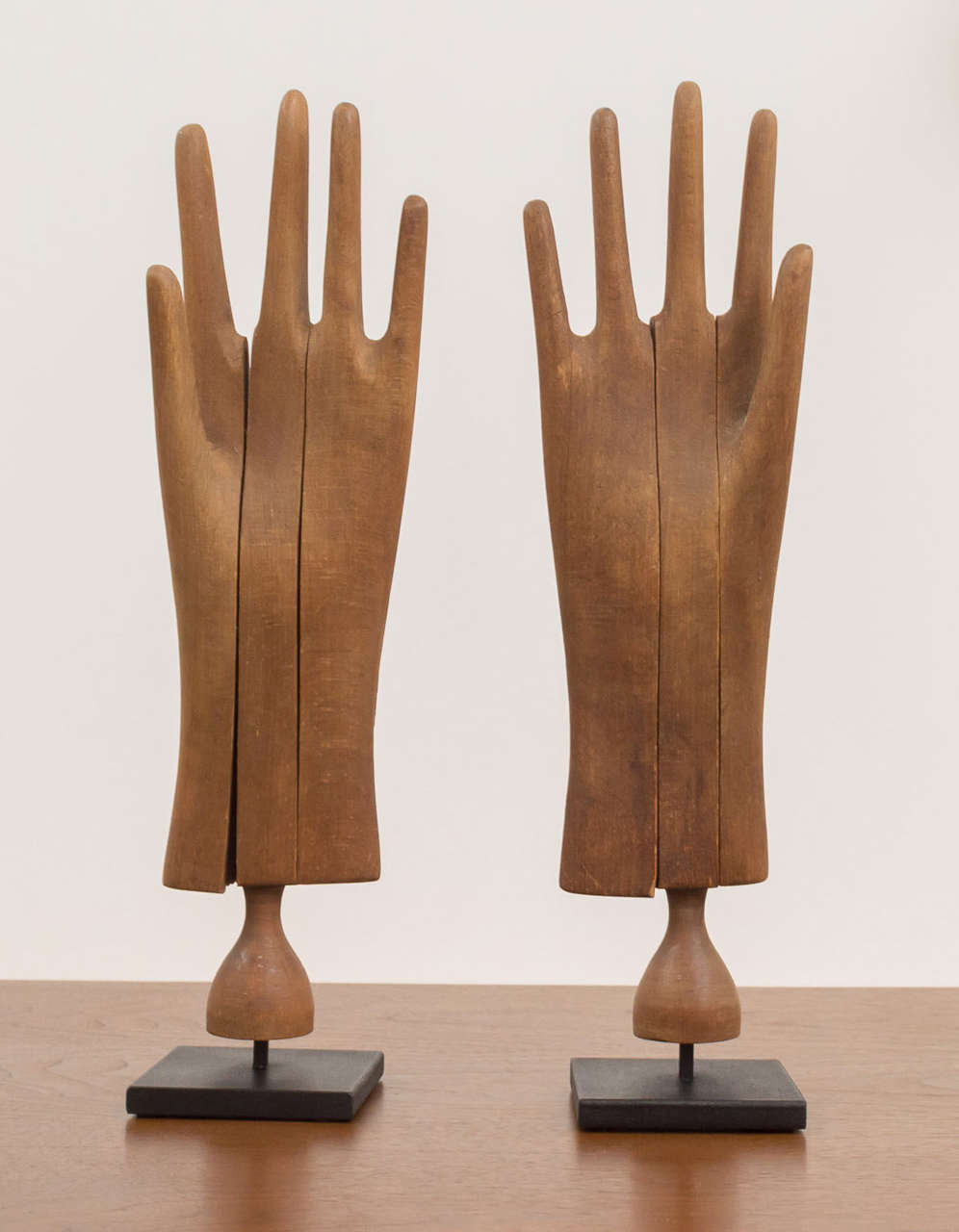 19th c. Wooden Glove Forms at 1stDibs