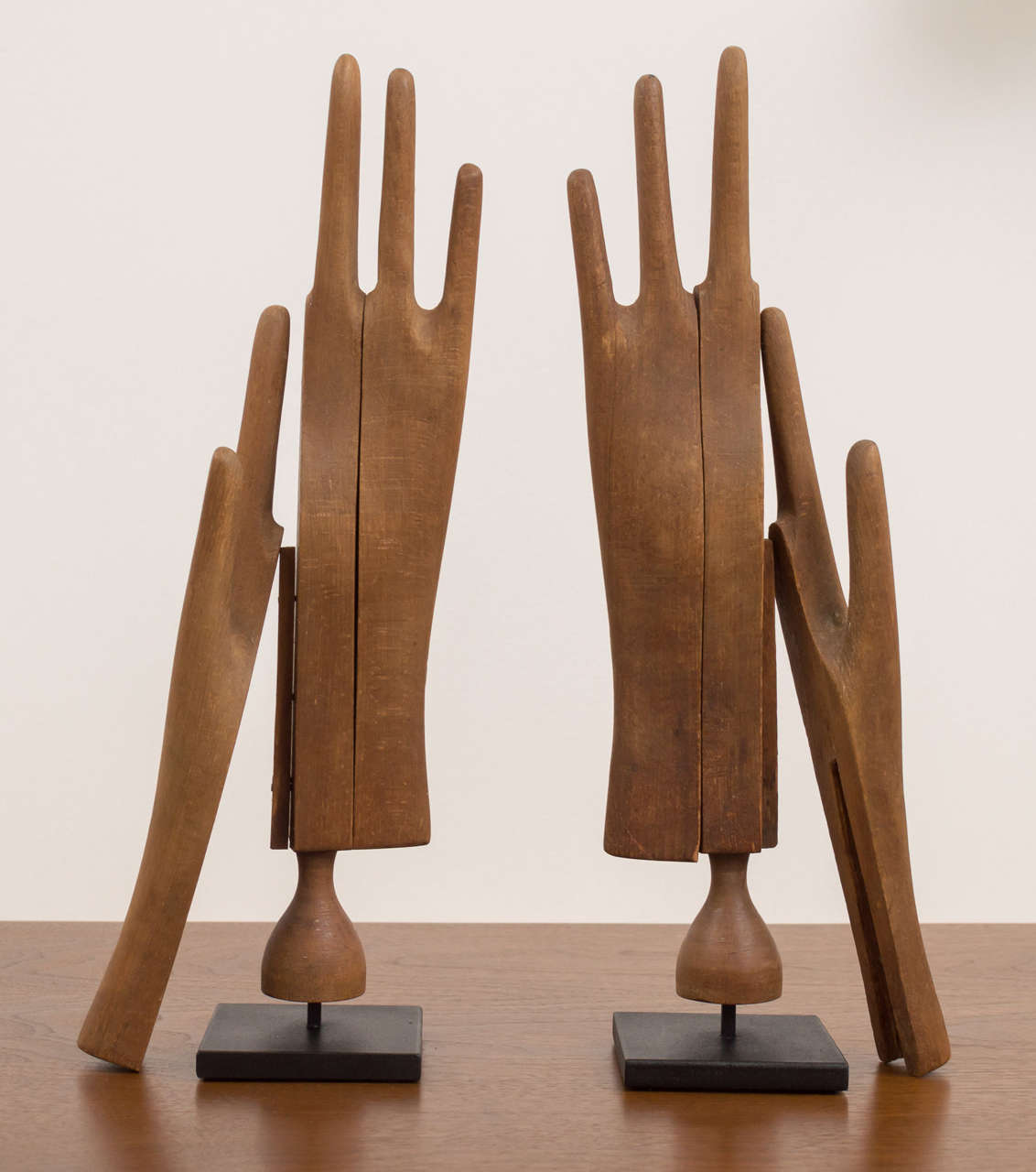 19th c. Wooden Glove Forms at 1stDibs