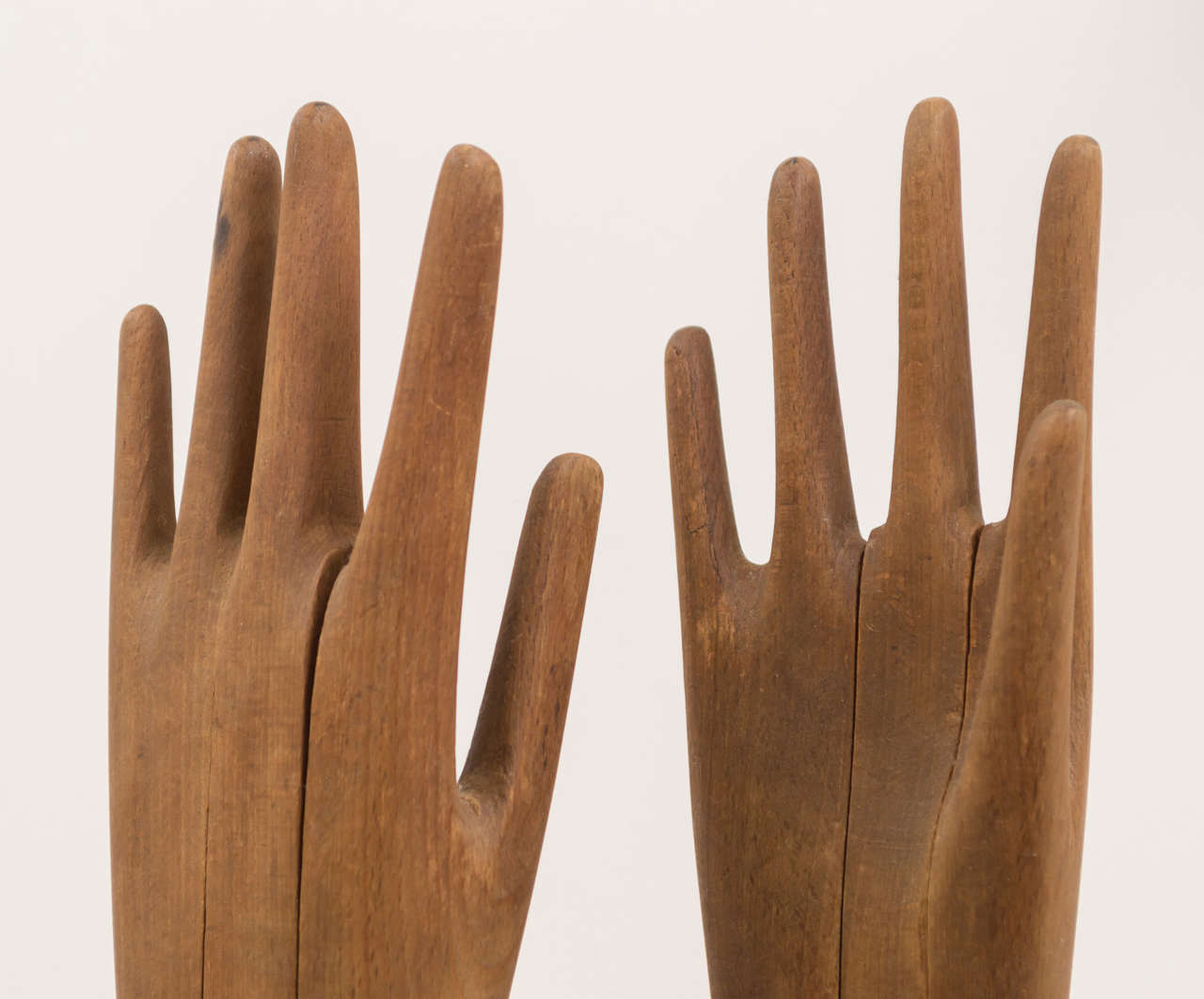 19th c. Wooden Glove Forms at 1stDibs