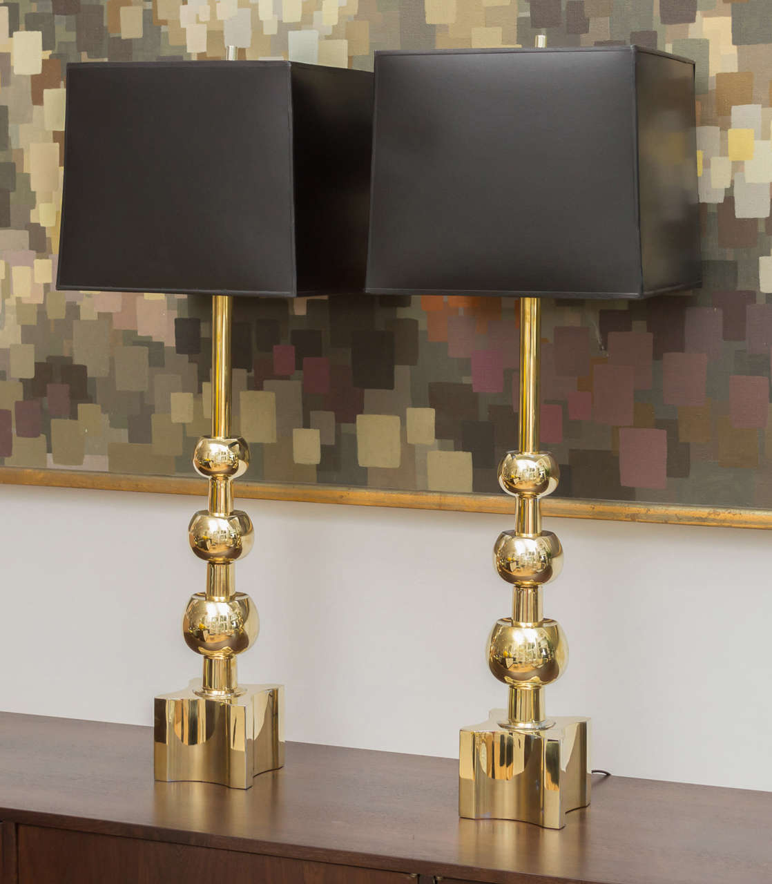 Pair of Stiffel Lamps at 1stDibs