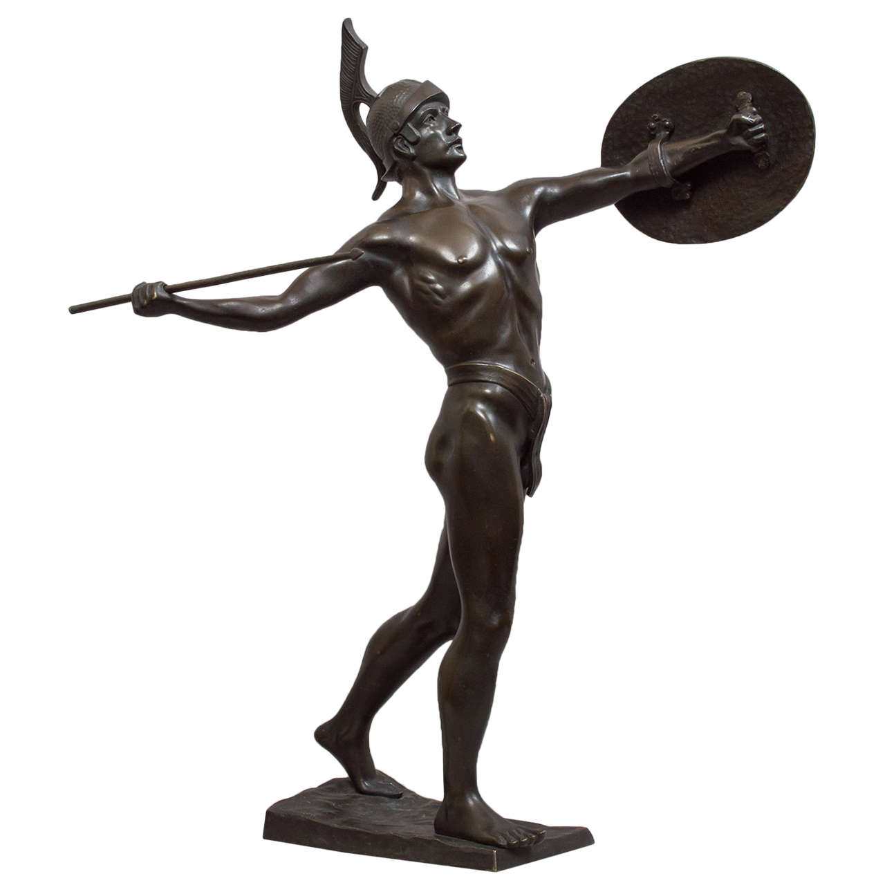 Bronze Figure of a Roman Warrior at 1stDibs | graefner bronze, ludwig ...
