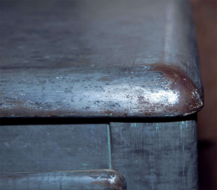 Industrial metal clad ice box, c. 1920-30 at 1stDibs | 1920 ice box ...