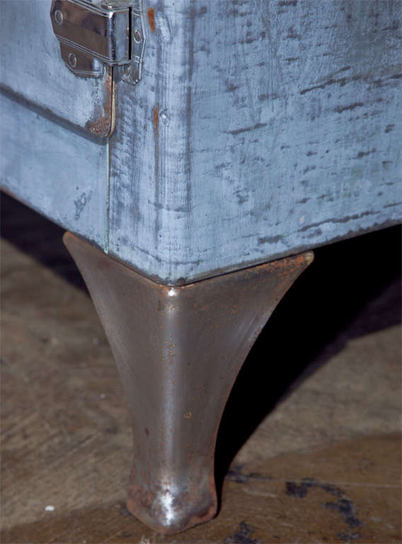 Industrial metal clad ice box, c. 1920-30 at 1stDibs | 1920 ice box ...