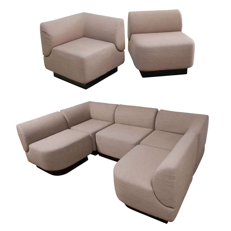 Harvey Probber Modular Sectional Seating at 1stDibs