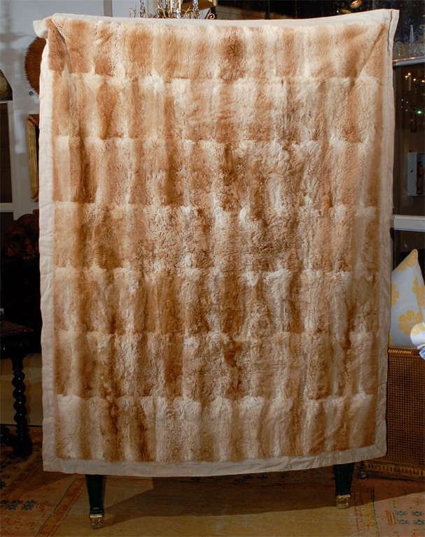 Vintage Vicuna Fur Throw/ Rug at 1stDibs