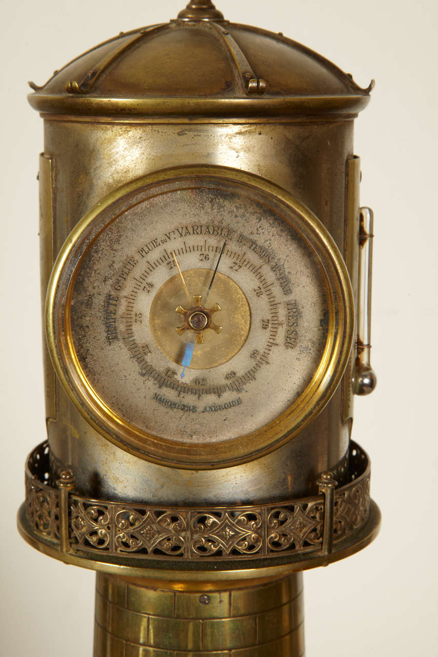 Lighthouse Clock at 1stDibs | lighthouse clocks antique