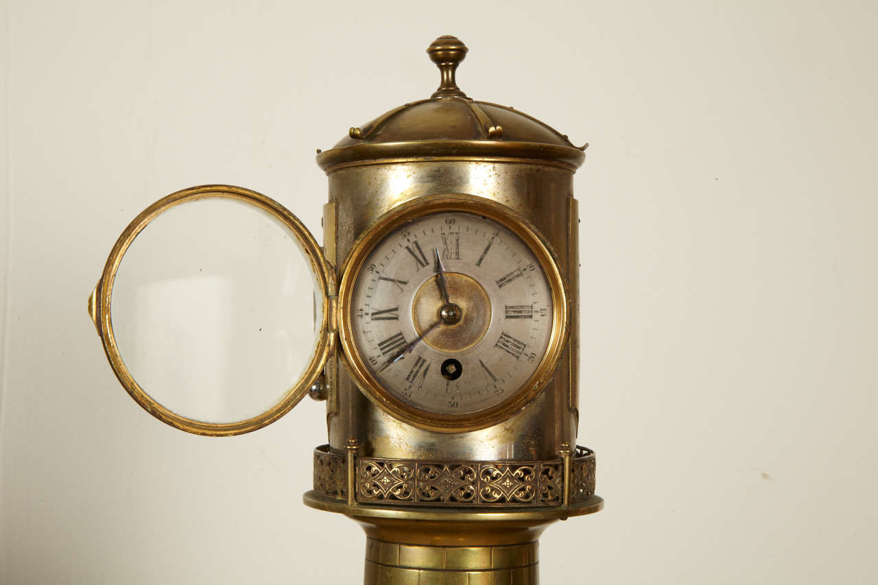 Lighthouse Clock at 1stDibs | lighthouse clocks antique