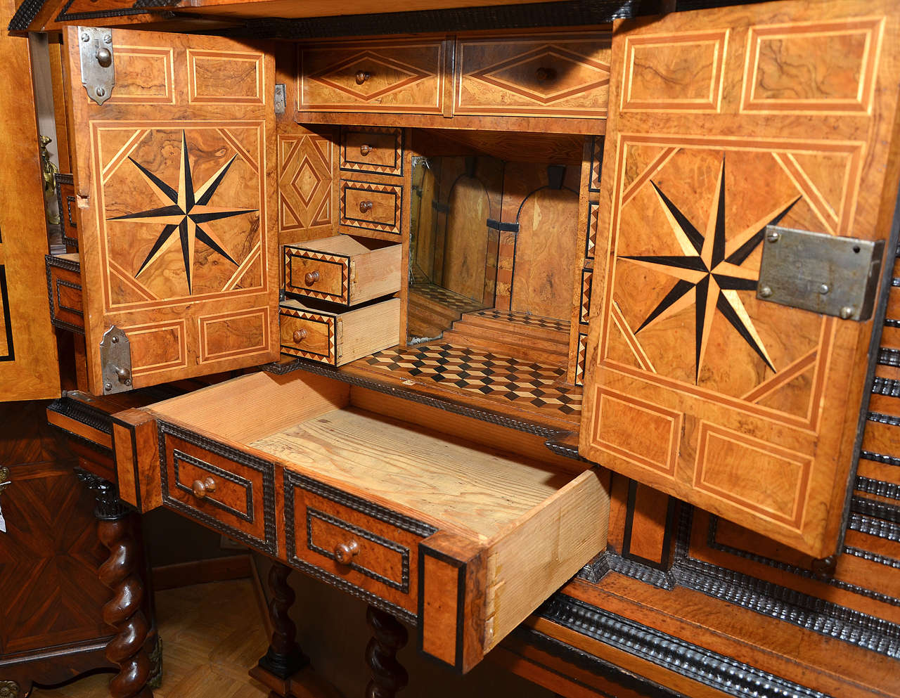 A French Louis XIV Cabinet on Stand For Sale at 1stDibs