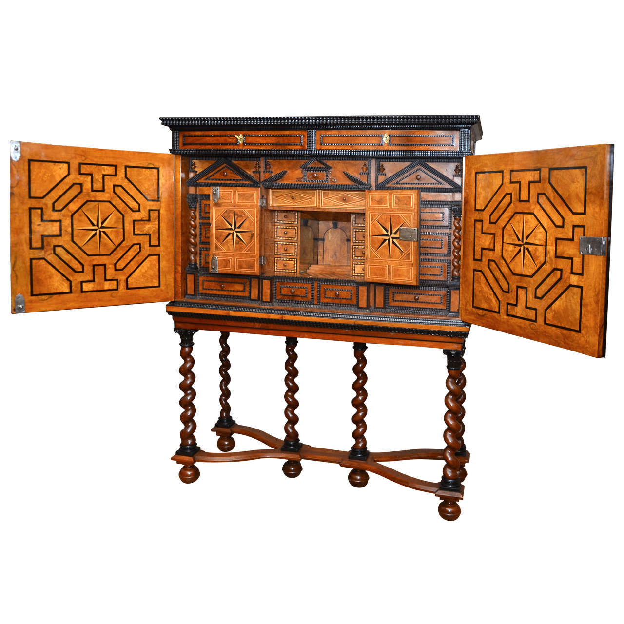 A French Louis XIV Cabinet on Stand For Sale at 1stDibs
