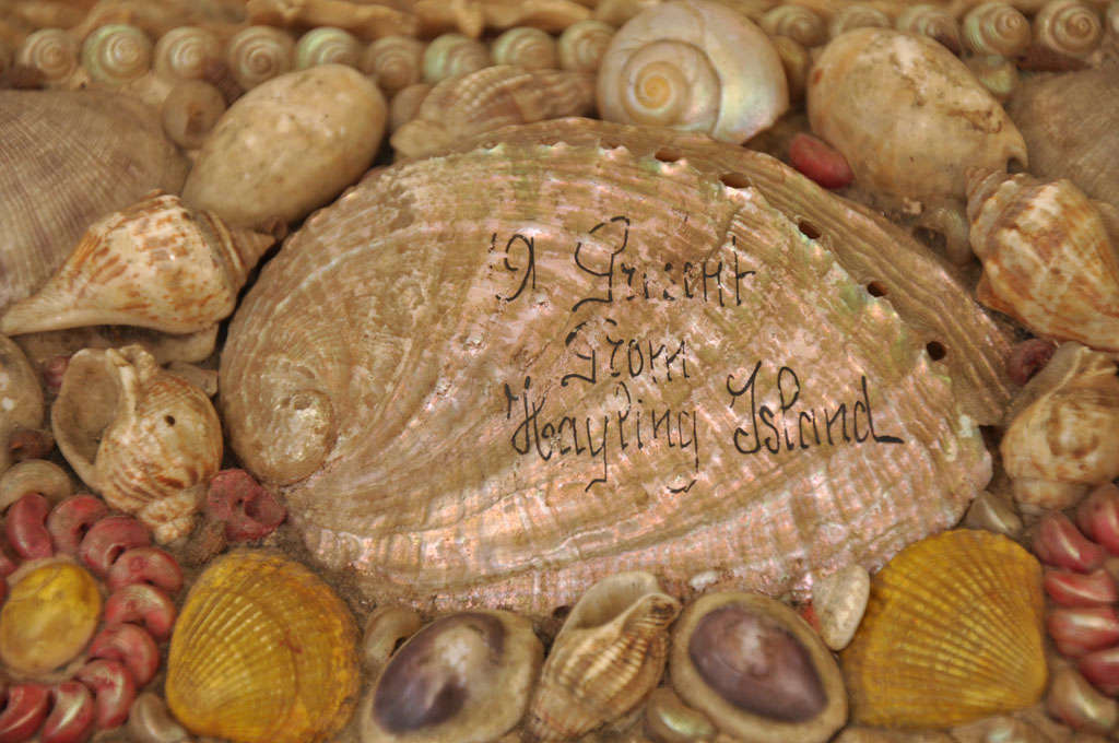 Antique English Shell Decorated Box For Sale at 1stDibs | decorated boxes