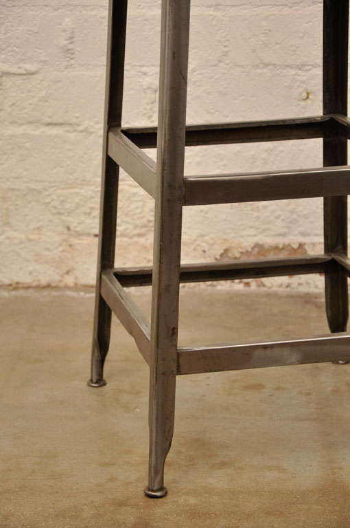 Tall Metal Stool by Lyon of Aurora at 1stDibs
