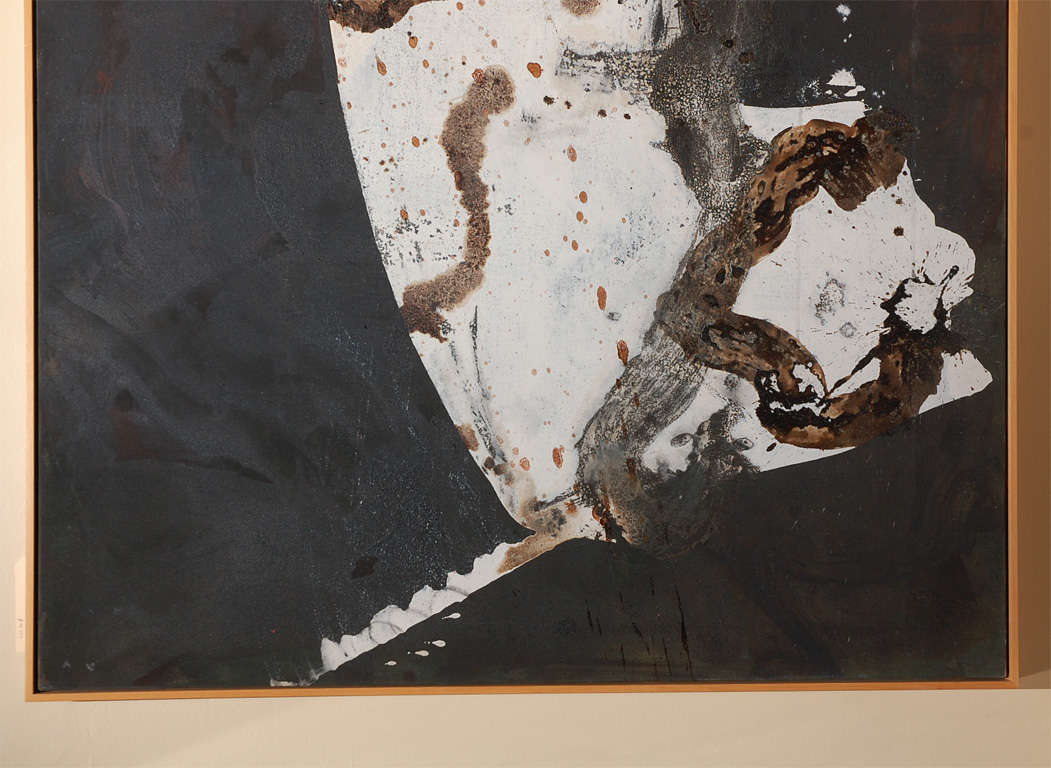 Original, Large, Abstract Ed Moses Painting For Sale at 1stDibs