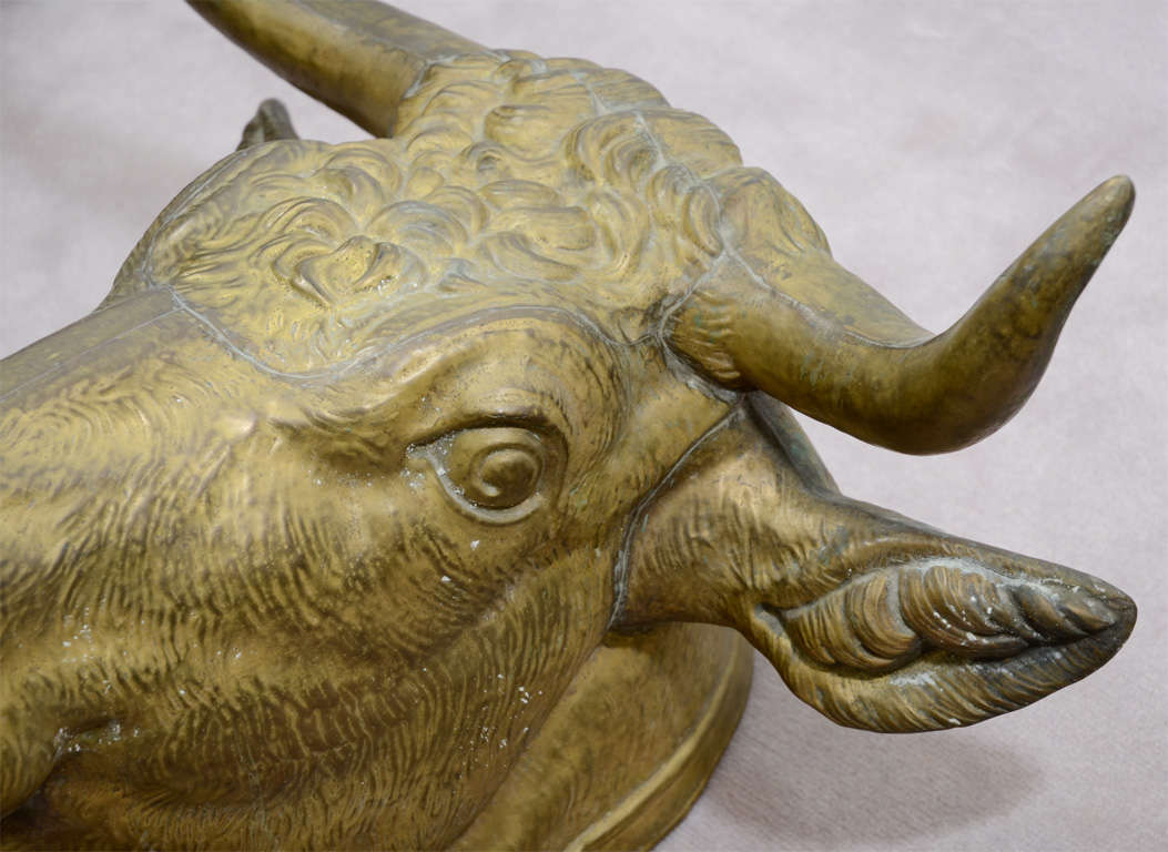 Antique French Bull Head Butcher's Trade Sign at 1stDibs | antique ...