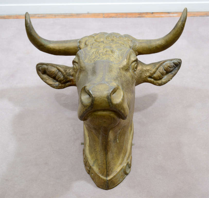 Antique French Bull Head Butcher's Trade Sign at 1stDibs | antique ...
