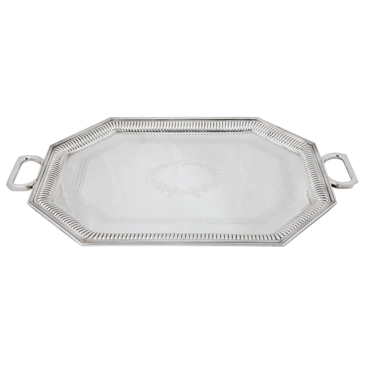 Silver Plated Server For Sale at 1stDibs