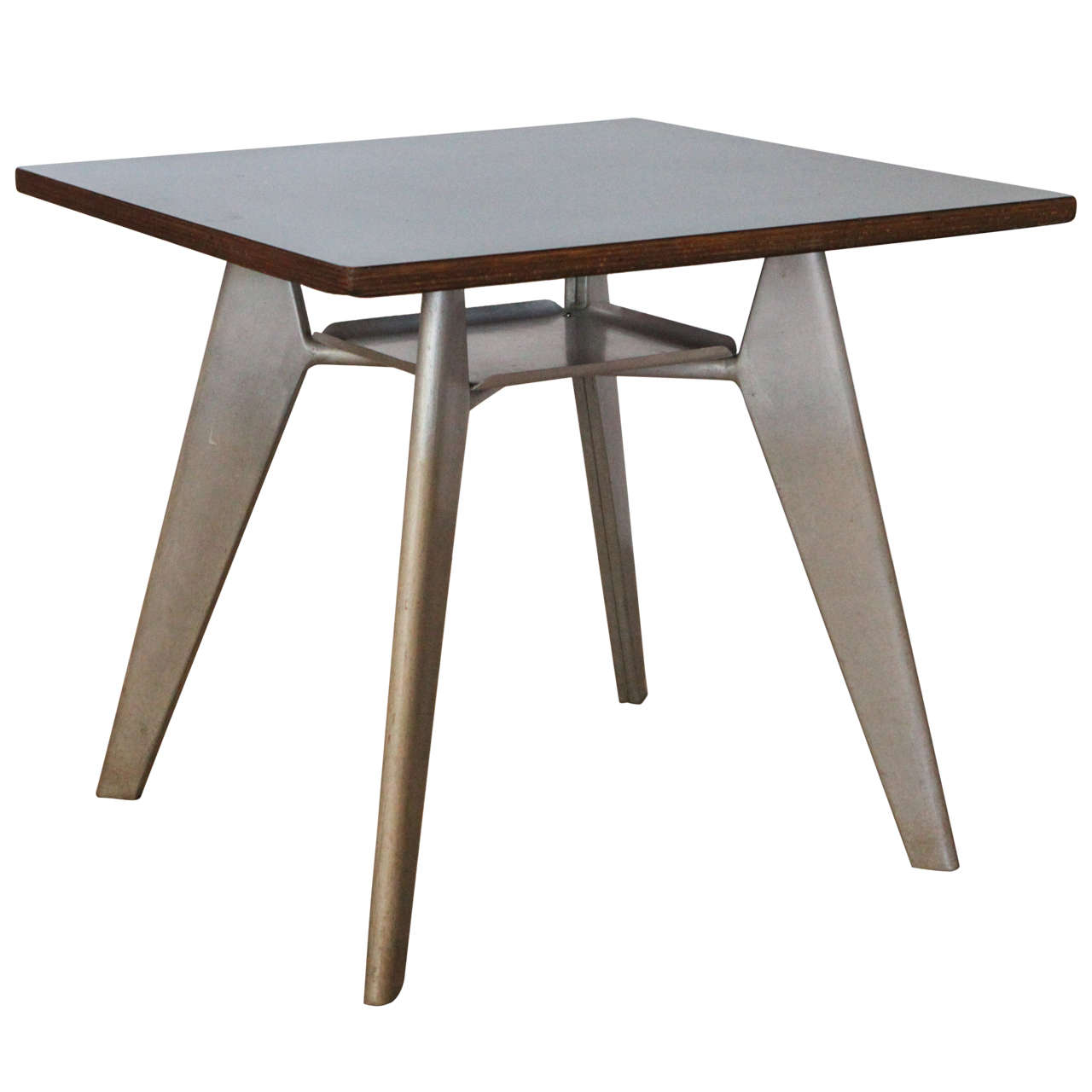 Jean Prouve Gueridon Cafeteria Table, France, 1950 at 1stDibs