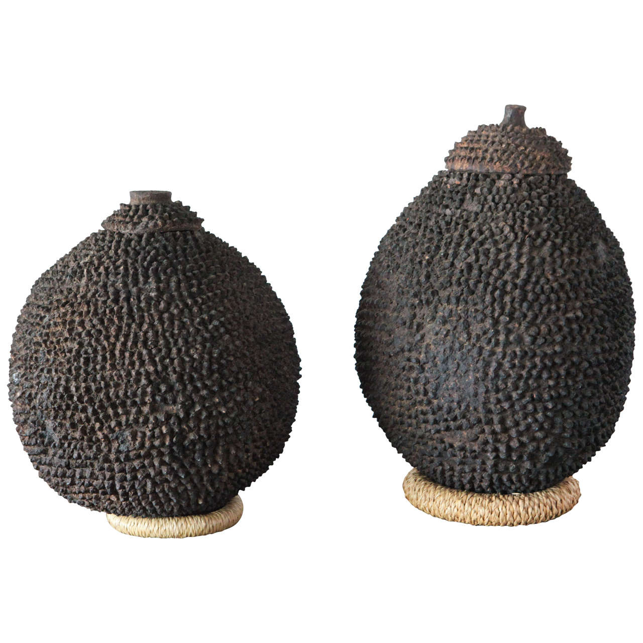 Pair of Lobi Pots , Burkina Faso , Africa at 1stDibs