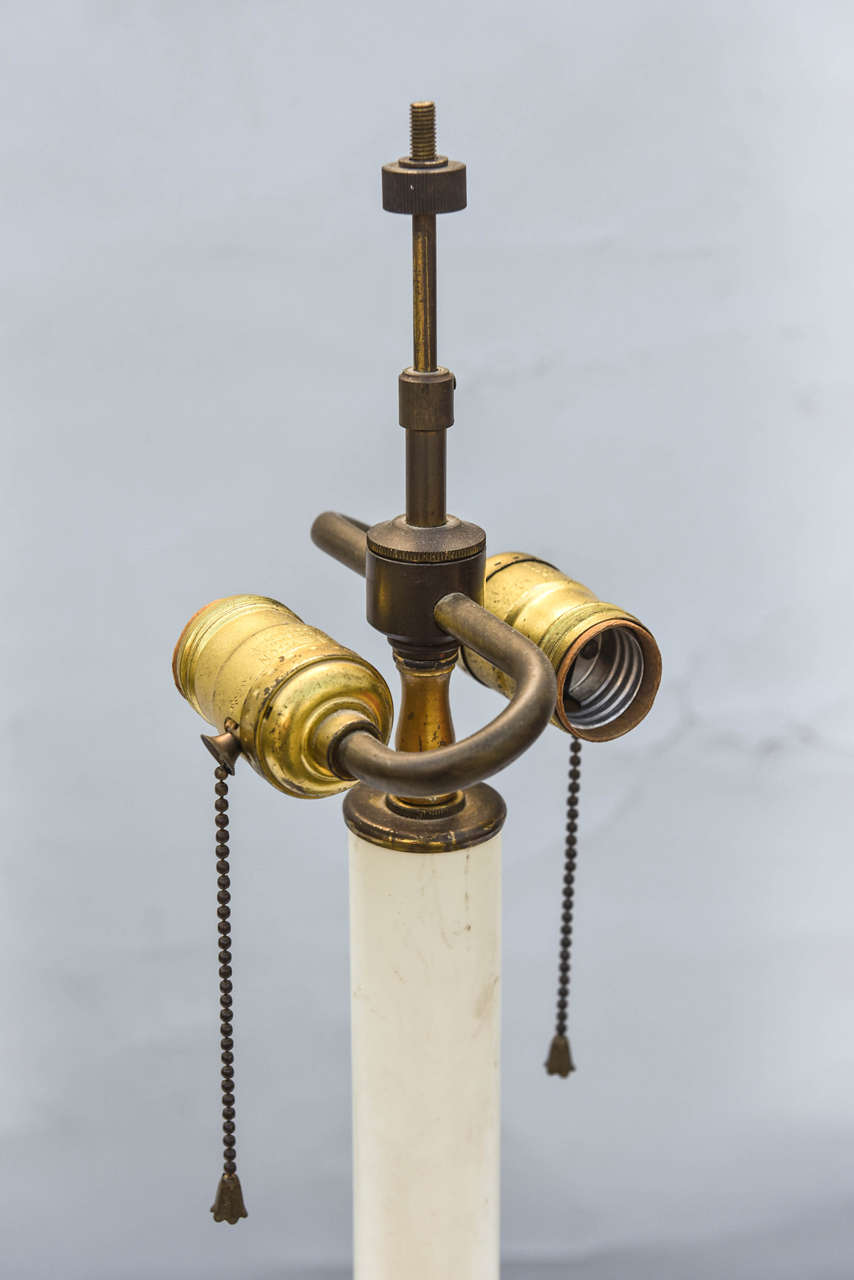 19th Century Patinated and Bronze Dore Athenienne Lamp For Sale at 1stDibs