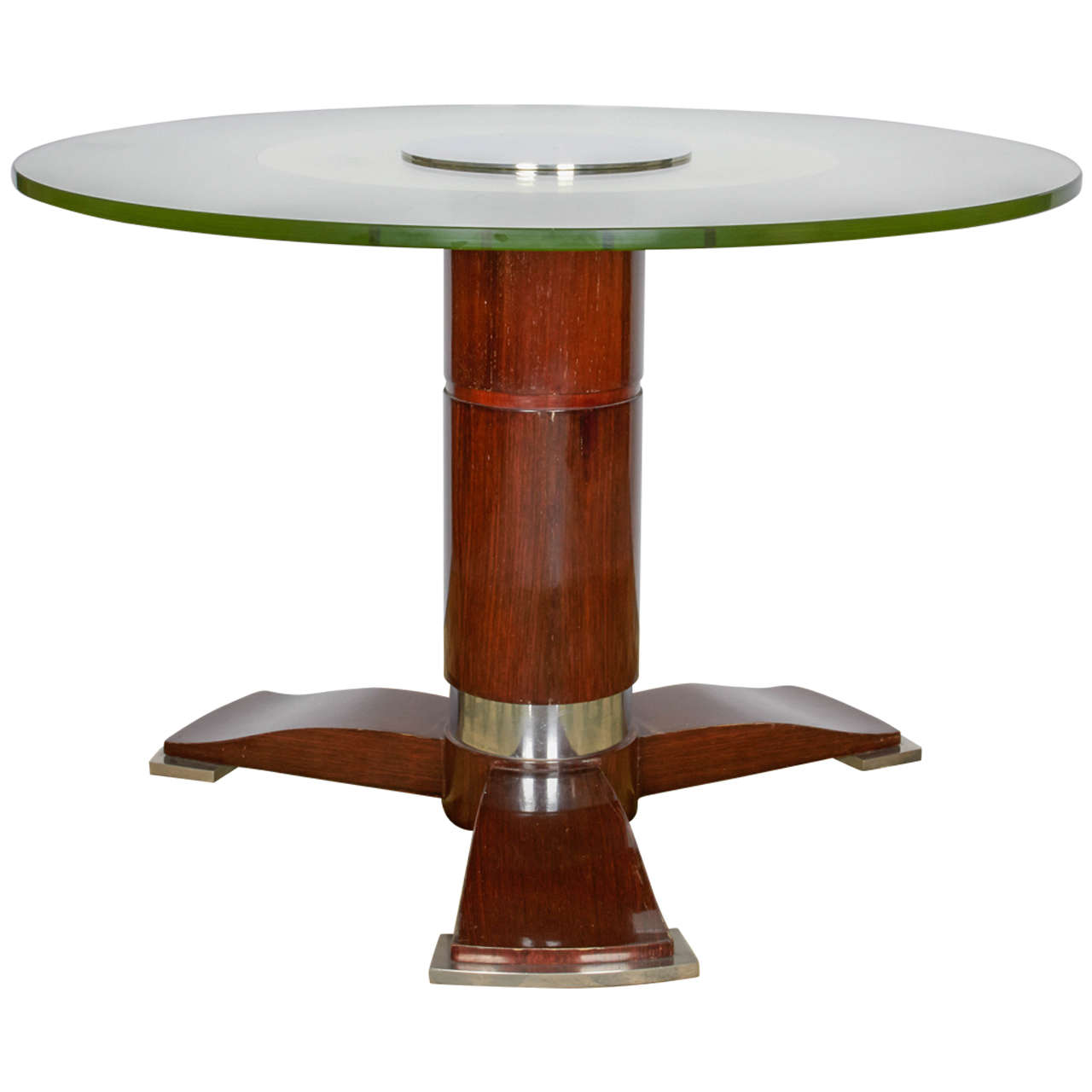 Jules Leleu Low Round Table For Sale at 1stDibs | lyndell round table