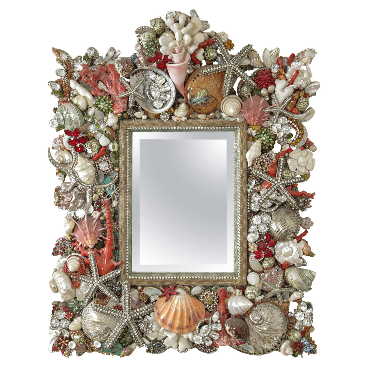 One of a kind Original Bark Twig Mirror at 1stDibs