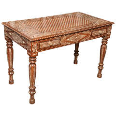 Bone Inlaid Desk at 1stDibs | bone inlay desk, bone inlay writing desk ...