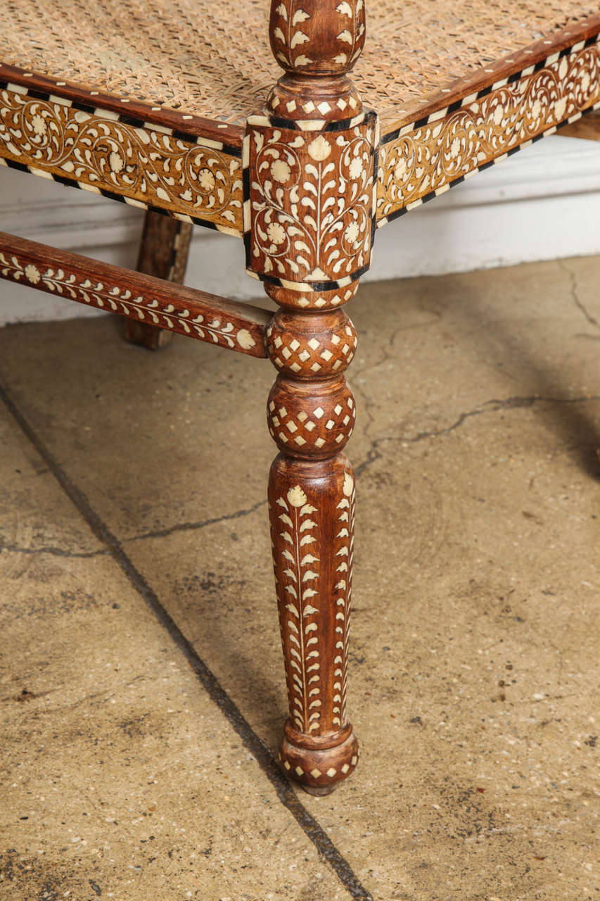 Bone Inlaid Armchair from India at 1stDibs | bone inlay chair, indian ...
