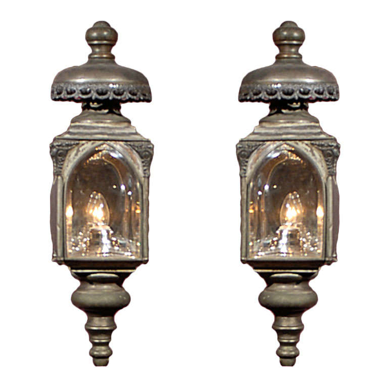 Pair of coach lanterns For Sale at 1stDibs | antique coach lanterns