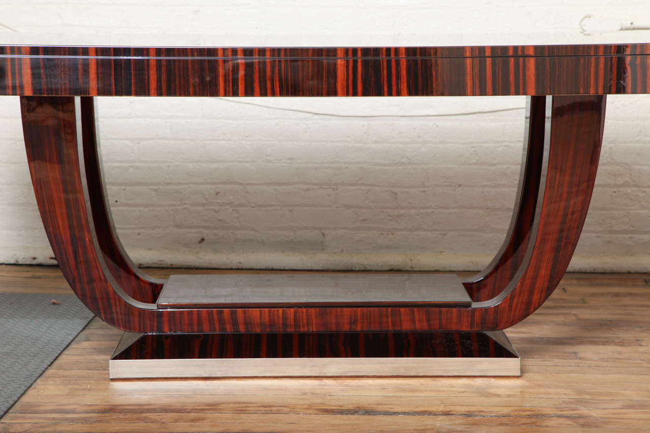 Elegant Art Deco Dining Table at 1stDibs