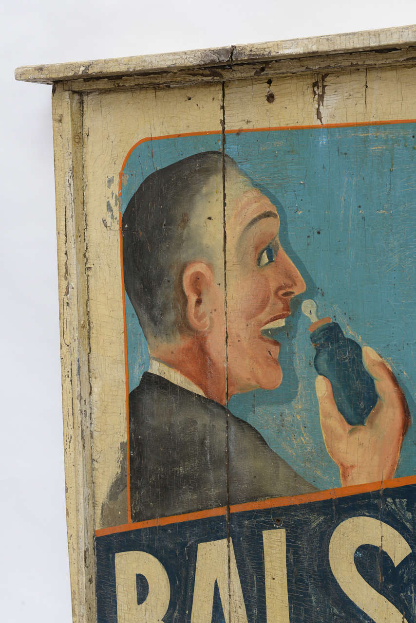 1930's English Advertising Sign For Sale at 1stDibs