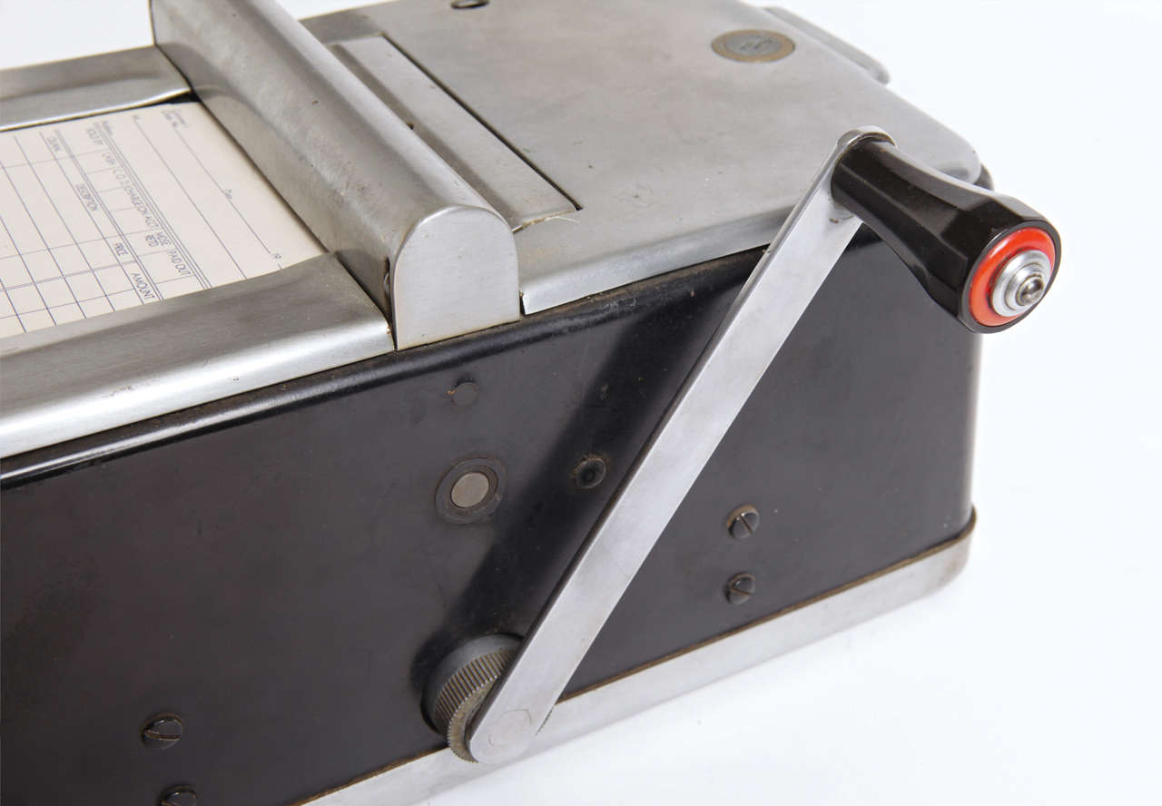 Walter Dorwin Teague Art Deco Receipt Printer for Moore Business Forms ...