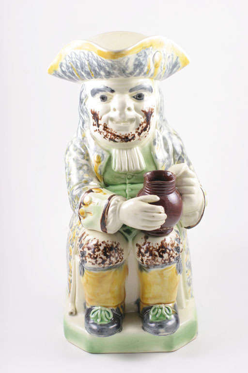 English Creamware Toby jug For Sale at 1stDibs