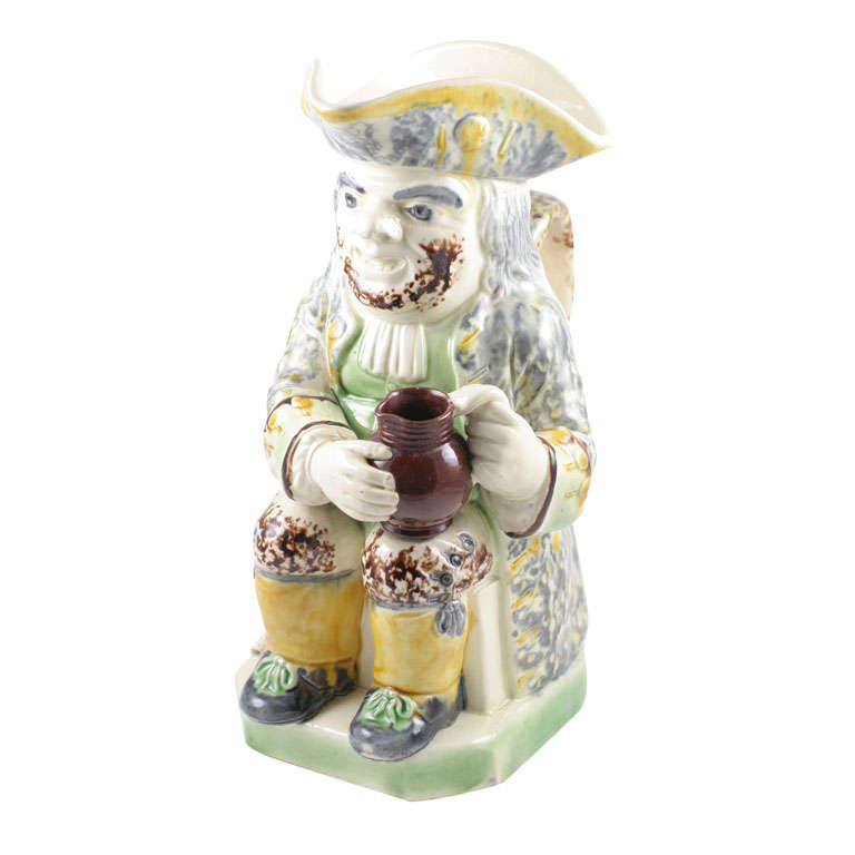 English Creamware Toby jug For Sale at 1stDibs