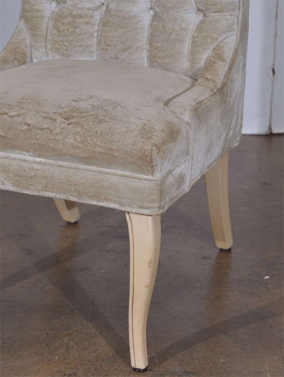 Set of Five Tall Back Tufted Dining Chairs at 1stDibs | tall back ...