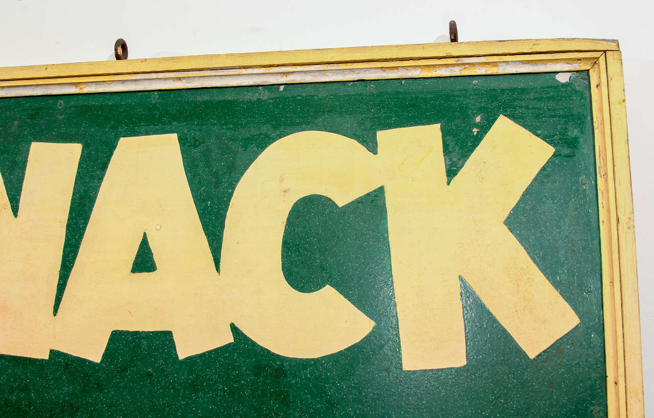 'Snack Bar' Country Club Sign at 1stDibs