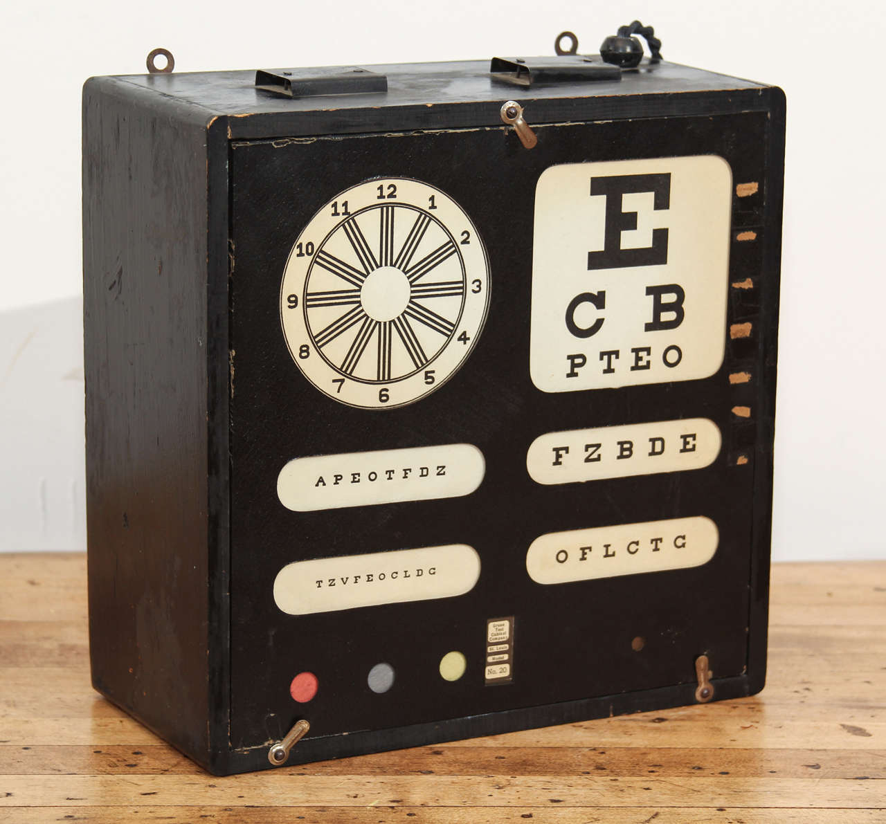 Optometrist's Lighted Testing Box at 1stDibs